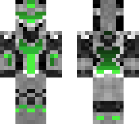space armour (green edit) | Minecraft Skin