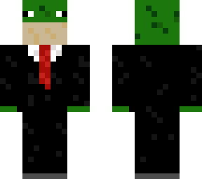 frog in a suit | Minecraft Skin