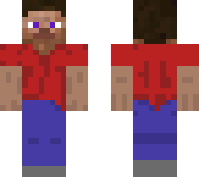 red steve | Minecraft Skin