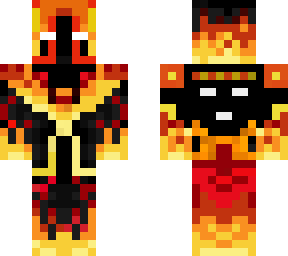 Fire demon | Minecraft Skin