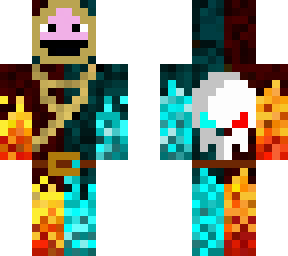 fire ice ninja | Minecraft Skin