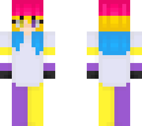 pan***ual non binary | Minecraft Skin