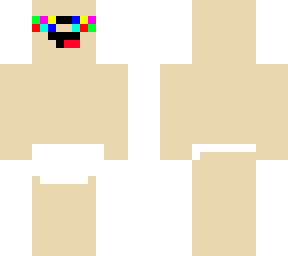 Rainbow Noob | Minecraft Skins