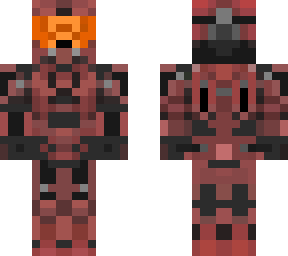 Red spartan Halo | Minecraft Skin