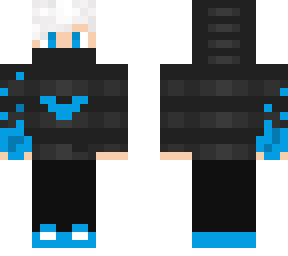 blue fire hand | Minecraft Skin