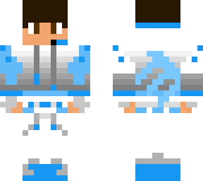 blue gamer boy v2 | Minecraft Skins