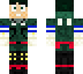 Izuku Midoriya/Deku (MHA) () | Minecraft Skin