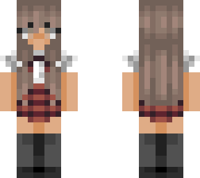 Aesthetic School Girl | Minecraft Skin