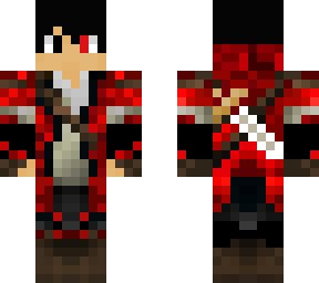 Half Demon Half Human | Minecraft Skin