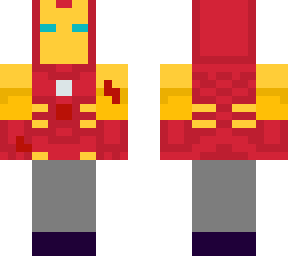 marvel zombies iron man | Minecraft Skin