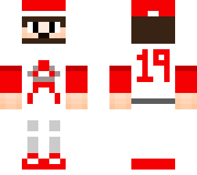 Angels Baseball Player | Minecraft Skin