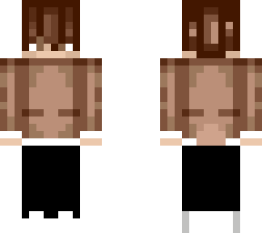 brown tryhard nolife loser | Minecraft Skin