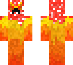 Fire Creeper | Minecraft Skins
