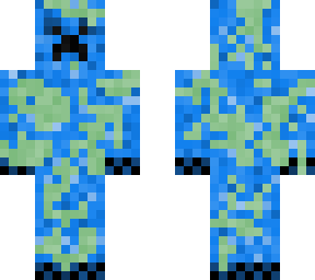 Charged_Water_Creeper | Minecraft Skin