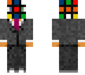 Rubik's Cube Man (Suit) | Minecraft Skin