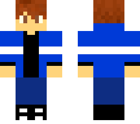 Ryguyrocky blue and white jacket | Minecraft Skin