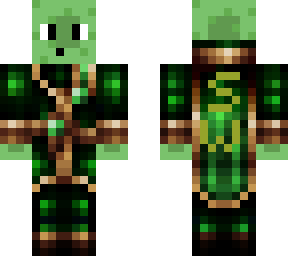 shocked slime | Minecraft Skin