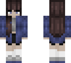 Blue Cardigan | Minecraft Skin
