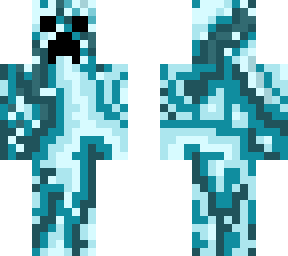 Ice Creeper | Minecraft Skin