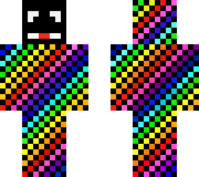Cool Rainbow skin | Minecraft Skin