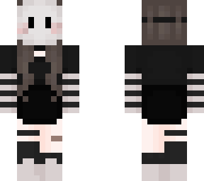 Creepy girl mask | Minecraft Skin