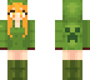 Minecraft Creeper Girl Skins