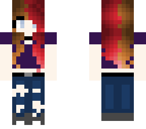Two-toned hair | Minecraft Skin