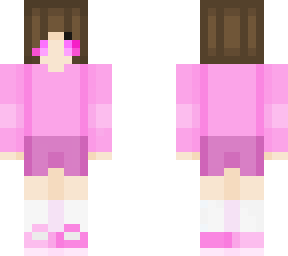 Cursed Pink Chara | Minecraft Skin