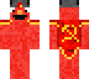 Soviet Elmo | Minecraft Skin