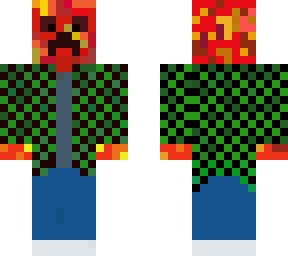 Fire Creeper | Minecraft Skins