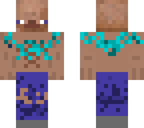 Ripped Bald Steve | Minecraft Skin