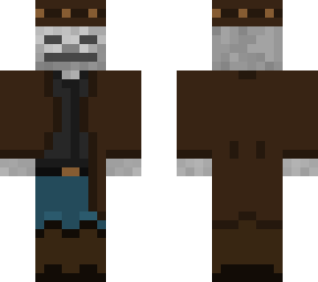 skeleton cowboy | Minecraft Skins