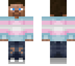 Trans Steve | Minecraft Skin