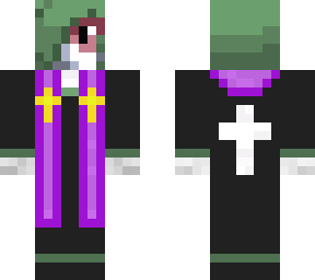 Kirlia priest | Minecraft Skin