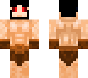 RedEye Caveman | Minecraft Skin