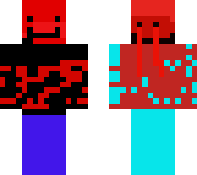 a scary face | Minecraft Skin