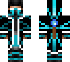 Blue torch | Minecraft Skin