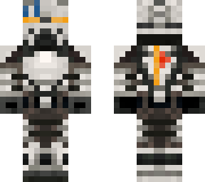 Dead Space Modified Advanced Soldier Rig | Minecraft Skin
