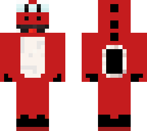 Red Yoshi | Minecraft Skin