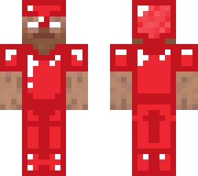 Ruby Armor Herobrine | Minecraft Skin