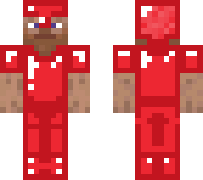 Ruby Armor Steve | Minecraft Skin