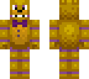 Spring Bonnie with Afton inside and under the mask | Minecraft Skin