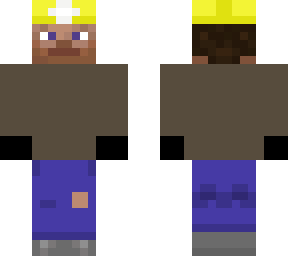 Construction Worker Steve UPDATED | Minecraft Skin