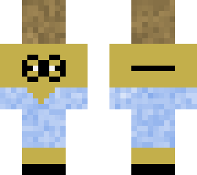 Minion holding dirt | Minecraft Skin