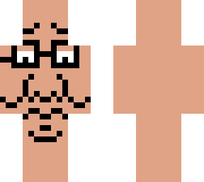 Hank Hill's Face | Minecraft Skin