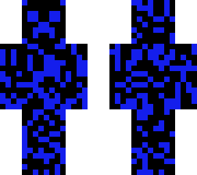 el creeper azul | Minecraft Skin