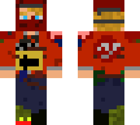 Rust skin with Frog boots | Minecraft Skin