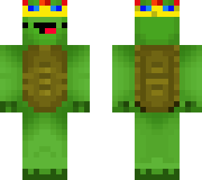 Turtle w/ Crown | Minecraft Skin