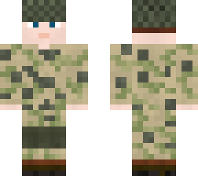 WW2 U.S Airborne Paratrooper Pathfinder | Minecraft Skin