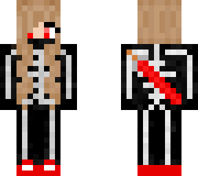 skeleton girl | Minecraft Skin